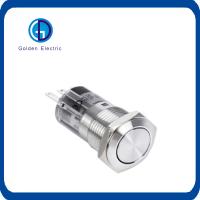 China Ring LED Type Push Switch with Durable Stainless Steel Shell Momentary and Waterproof for sale