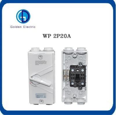 China Grounding Mode Not Grounding IP65 63A 4p Protective Box Isolation Switch UKF for sale