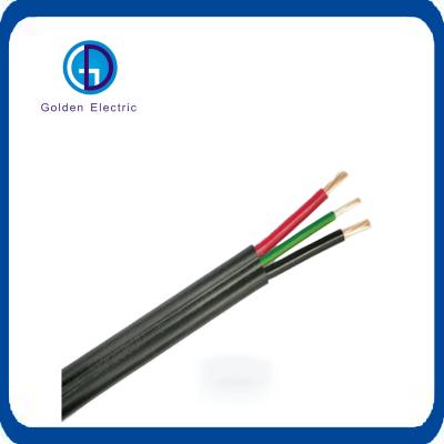 China Round Wire BVVB 2X1.5mm2 E Flat Twin and Earth Cable for Underground Installations for sale