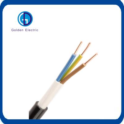 China Round Wire BVVB 2X1.5mm2 E Flat Twin and Earth Cable for Underground Installations for sale