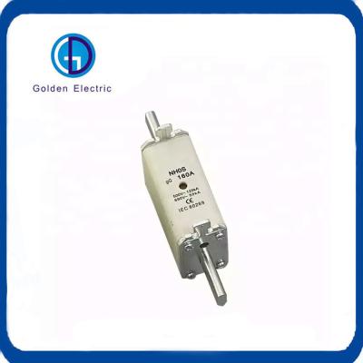 China CE Approved HRC Ceramic Fuse Link Fuses Nh Type 125A 250A Blade Fuse Block Links Nh1 Nh2 Nh3 Low Voltage for sale