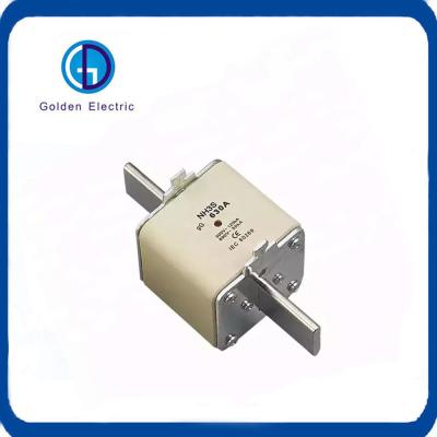 China CE Approved HRC Ceramic Fuse Link Fuses Nh Type 125A 250A Blade Fuse Block Links Nh1 Nh2 Nh3 Low Voltage for sale