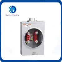 China Customization Single Phase 125A 600VAC 4jaw 5jaw Ring Type Meter Base Combination Box for sale