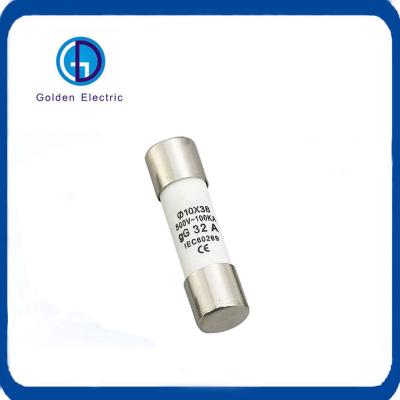 China 14*51mm Low Voltage Cylindrical Ceramic Fuse 6A 10A 16A 20A 25A 32A 40A 63A Fuse Link for sale