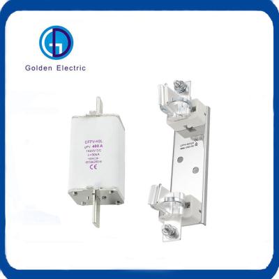 中国 低電圧 1500VDC 太陽光 DC フューズリンクホルダー 160A 200A ナイフブレード Gpv フューズベース 販売のため