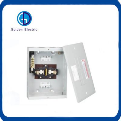 China Customization 125A Single Phase Flush Mount Type Metal Distribution Board Load Center for sale