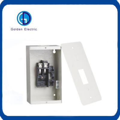 China 50A 100A Circuit Breaker Box 120/240V 8 Way Single Phase Main Electrical Panel Load Center for sale