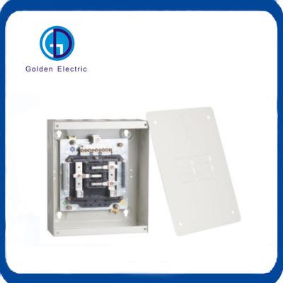 China 50A 100A Circuit Breaker Box 120/240V 8 Way Single Phase Main Electrical Panel Load Center for sale