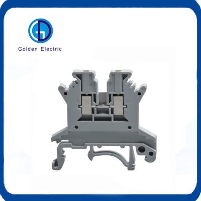 China 10A/17.5A Rated Current UK1.5b Push-in Terminal Block for Feed Through Connection for sale