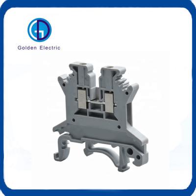 China 10A/17.5A Rated Current UK1.5b Push-in Terminal Block for Feed Through Connection for sale
