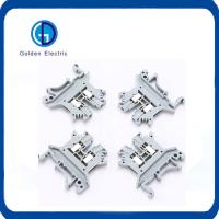 China Rectangular UK6N Plug Connductor 6mm2 DIN Rail Terminal Block Wire Electrical Connector for sale