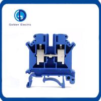 China Universal UK6n 24-10AWG DIN Rail Wire Terminal Blocks for Rectangular Wiring Needs for sale