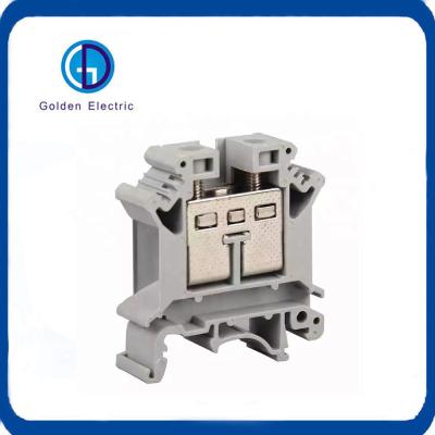 China Universal Class Connector Screw Connection Terminal Blocks UK-16n 12-4AWG for DIN Rail for sale