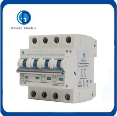 China 63A 1p/2p/3p/4p Mini disjuntor para sistema de energia solar AC 50/60 Hz Frequência à venda