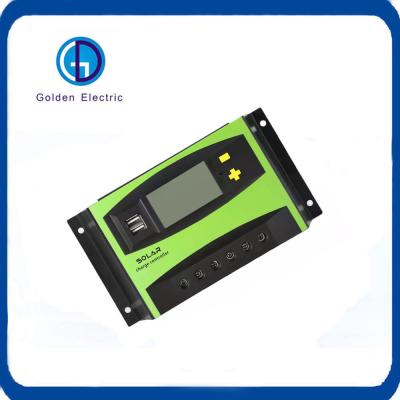 China 12V/24V 10A/20A/30A/40A/50A/60A PWM Solar Charger Controller with Solar Energy System for sale