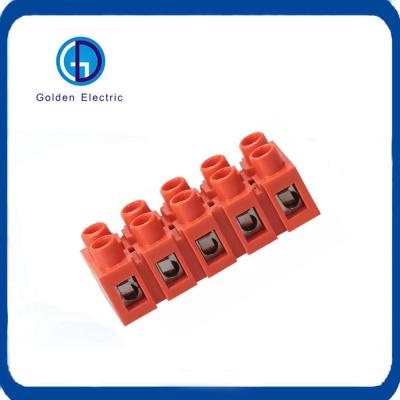 China 2-20p 600V 36A Base Copper Row Terminal Screw Dual Terminal Block for Wiring Terminal 0.5-6mm2 for sale