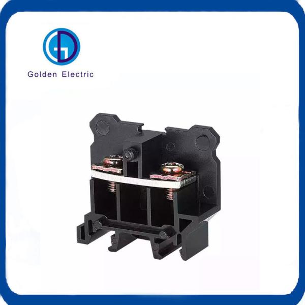 Quality Customization Tk Series DIN Rail Mount Type Terminal Blocks 600V Black Wire for sale