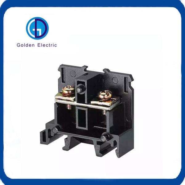Quality Customization Tk Series DIN Rail Mount Type Terminal Blocks 600V Black Wire for sale