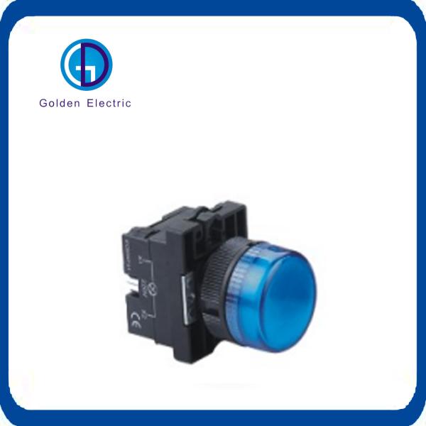 Quality Industrial Grade 120V 240V LED Light Metal Selector Push Button with CE for sale