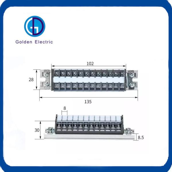 Quality 15A 20A 30A 10p 600V Combined Terminal Block Connector Board for Cable Stripping for sale