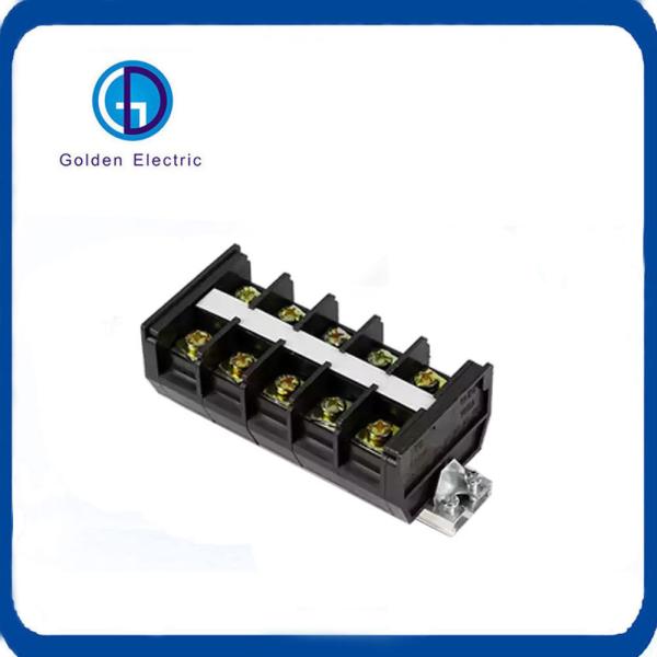 Quality DIN Rail Mount Terminal Blocks 60A 100A 200A Td Series Combination Screw Wire for sale