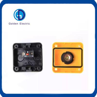 China IP65 Protection Level Single Hole Control Switch Box for Red Mushroom Head Push Button for sale