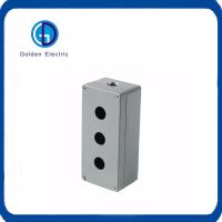 China 600V Normal Open Metal Push Button Switch Control Box Enclosure for 22mm Button Switch for sale