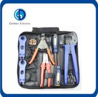 China PV Solar Panel Crimping Tool Kit Blue for Solar Cable Assembly Function Tools Kit for sale