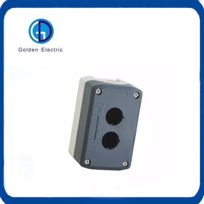 China Single-pole on-off Switch Waterproof Plastic Push Button Control Box 22mm Mechanical for sale