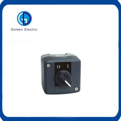 China Single-pole on-off Switch Waterproof Plastic Push Button Control Box 22mm Mechanical for sale