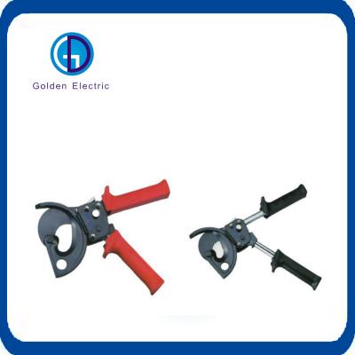 China Customized Request Hand Cutting Tool / Ratchet Wire Cutter / Heavy Duty Cable Cutter for sale