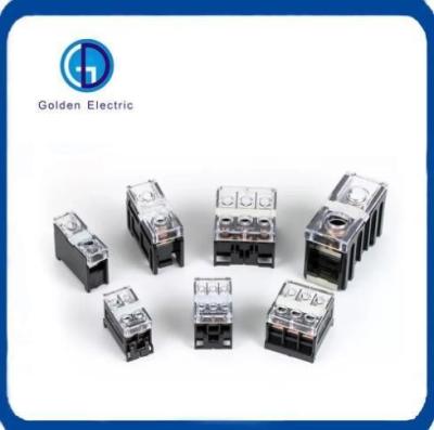 China 600V 130A Wire Terminal Connector Wire Connecting Terminal Block 100K with Steel Screws for sale