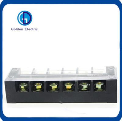 China Tb Series Double Row Screw Terminal Fixed Type Fence Terminal Blocks 1 Piece Min.Order for sale