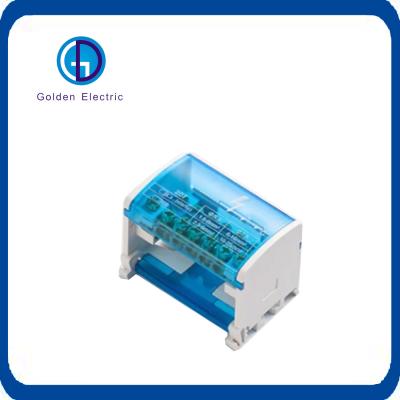 China Brass PP Cable Connector Power Distribution Bus Bar Terminal Block Waterproof Junction Box for sale