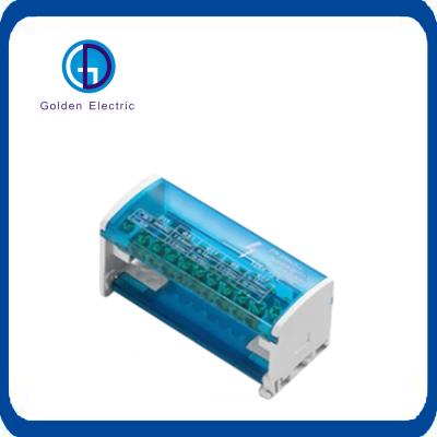 China Brass PP Cable Connector Power Distribution Bus Bar Terminal Block Waterproof Junction Box for sale