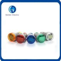 China 22mm Round Digital Voltmeter Mini LED Indicator Light Voltage Meter Pilot Lamp for Durable for sale