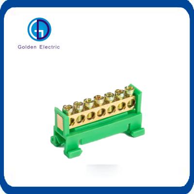 China AC/DC Interface Type Customized 4/6/8/10/12/14/16/18/24 Ways 1 Meter Terminal Block for sale