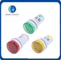 China 22mm Round Digital Voltmeter Mini LED Indicator Light Voltage Meter Pilot Lamp for Durable for sale