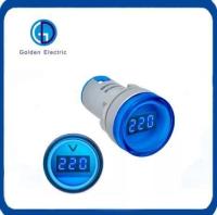 China 22mm Round Digital Voltmeter Mini LED Indicator Light Voltage Meter Pilot Lamp for Durable for sale