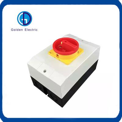 China IP65 Waterproof AC Isolation Switch 4p 20A 32A 40A 63A Electrical Rotary Disconnector for sale