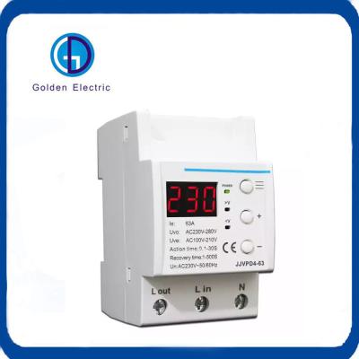 China LED Display Digital Voltage Protector For Overload Protection Relay 3p 63A 230V for sale