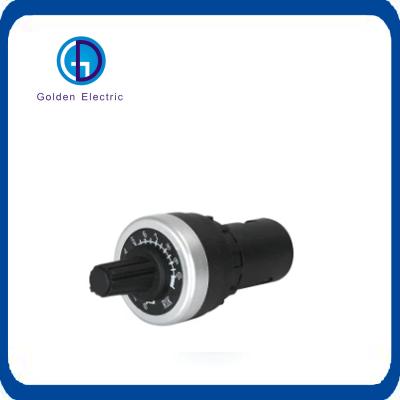 China Customized 100k Ohm Potentiometer La42dwq-22 Three Phase Four Wire With Knob for sale