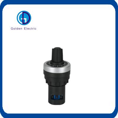 China Customized 100k Ohm Potentiometer La42dwq-22 Three Phase Four Wire With Knob for sale