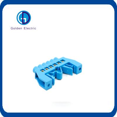 China Customized Copper Neutral Links Bus Bar DIN Rail Connecting Terminal Block for Cable for sale