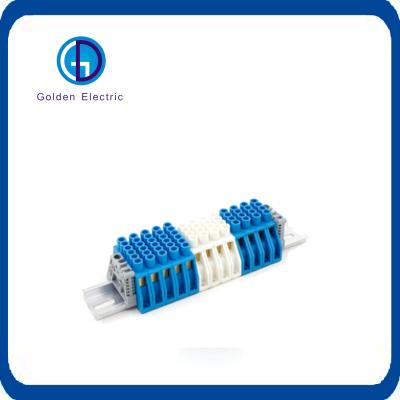 China Customized Copper Neutral Links Bus Bar DIN Rail Connecting Terminal Block for Cable for sale