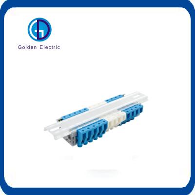 China Customized Copper Neutral Links Bus Bar DIN Rail Connecting Terminal Block for Cable for sale