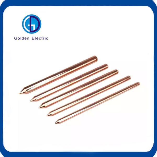 Quality Direct Earthing Method 14.2mm Copper Ground Earthing Rod with Customization Request for sale