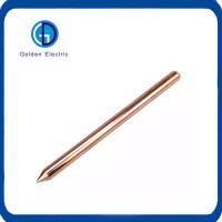 China Direct Earthing Method 14.2mm Copper Ground Earthing Rod with Customization Request for sale