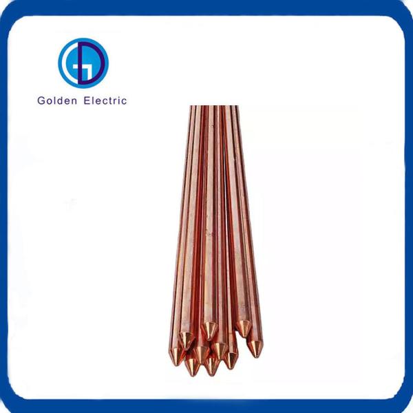 Quality Direct Earthing Method 14.2mm Copper Ground Earthing Rod with Customization for sale