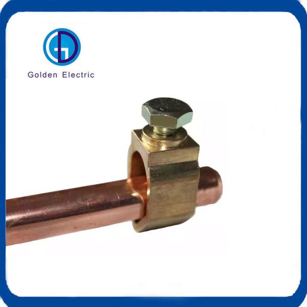 Quality Electric Fence Lightning Protection Working Earthing Rod with Clamp Length 1.2m for sale